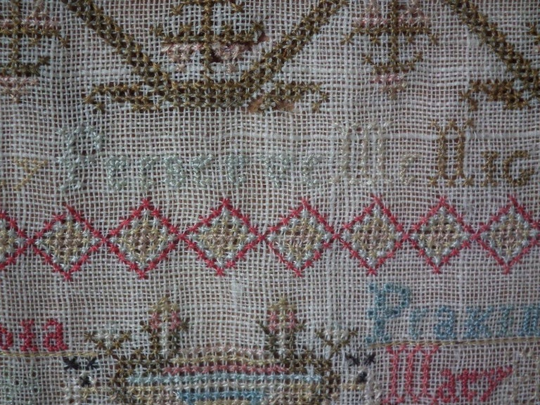Small Antique Sampler, circa 1770, by Lydia Peakins at 1stDibs | small ...