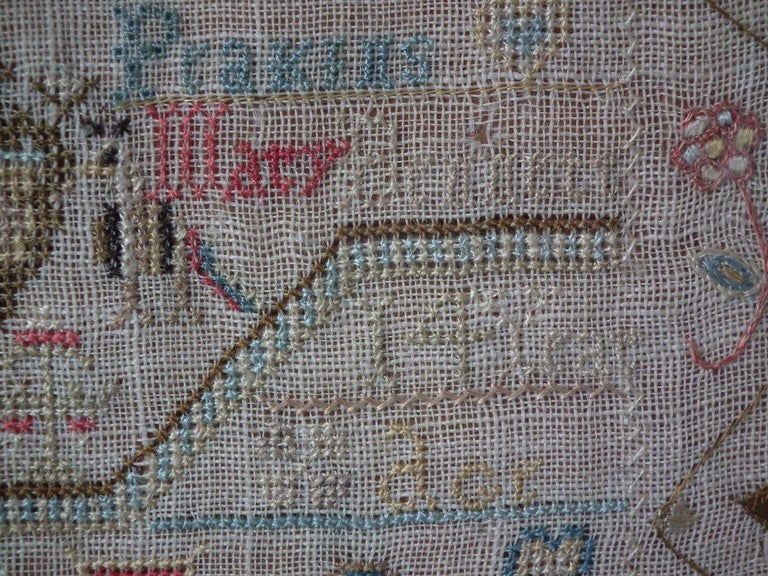 Small Antique Sampler, circa 1770, by Lydia Peakins at 1stDibs | small ...