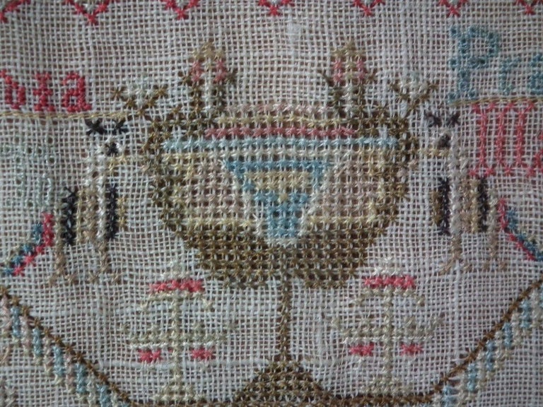 Small Antique Sampler, circa 1770, by Lydia Peakins at 1stDibs | small ...