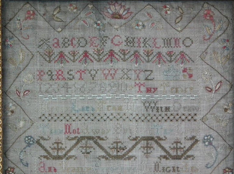 Small Antique Sampler, circa 1770, by Lydia Peakins at 1stDibs | small ...