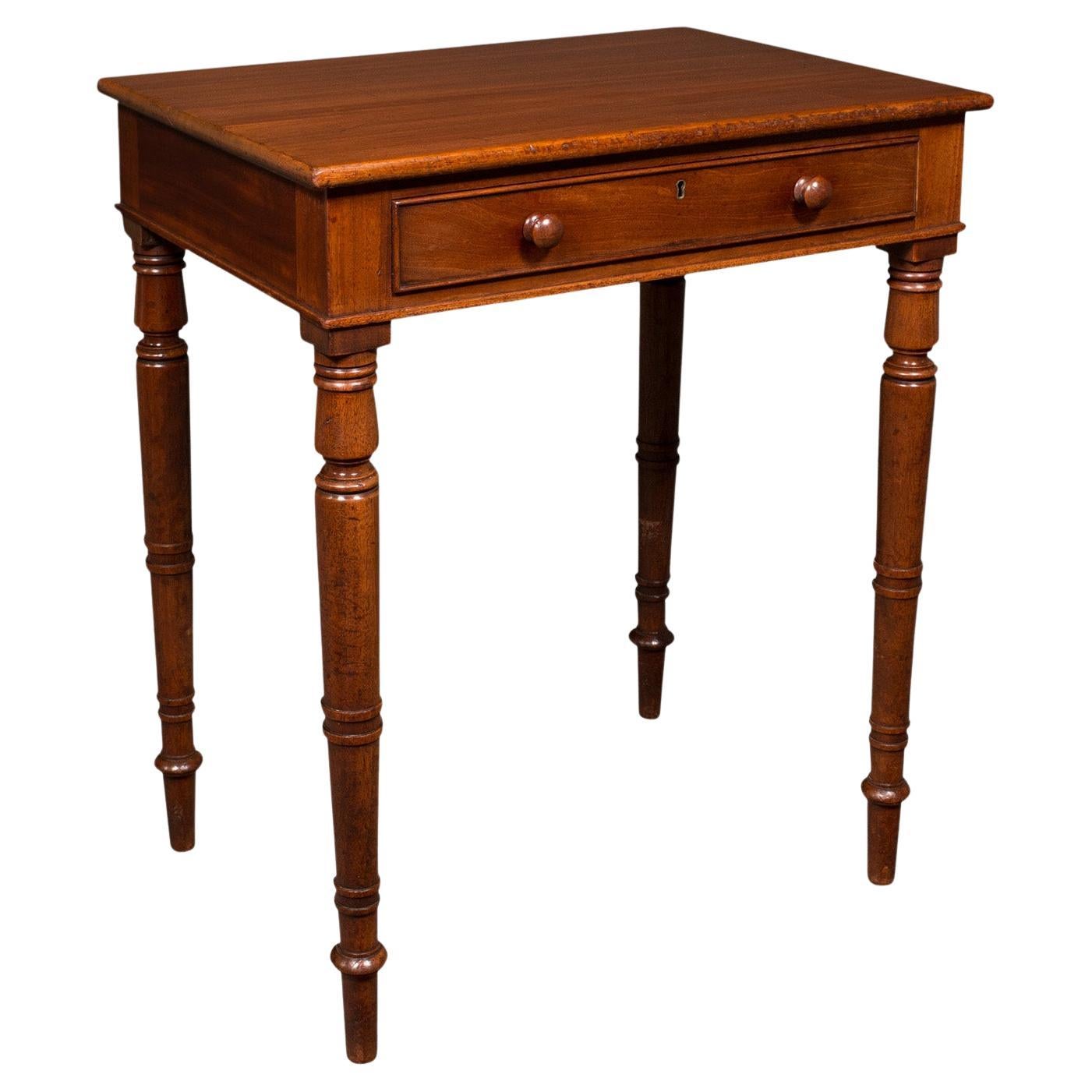 Small Antique Hall Table, English, Lowboy, Reception Hall, Side ...