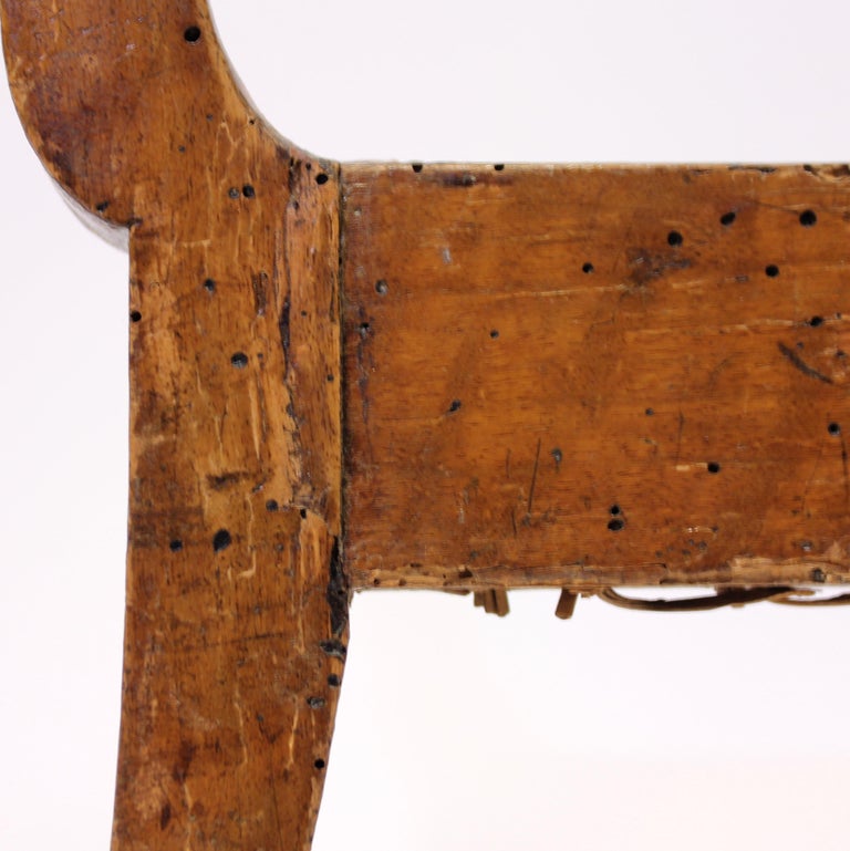 Small Antique Swedish Foot Stool, Salesman's Sample Model, Mid-19th ...