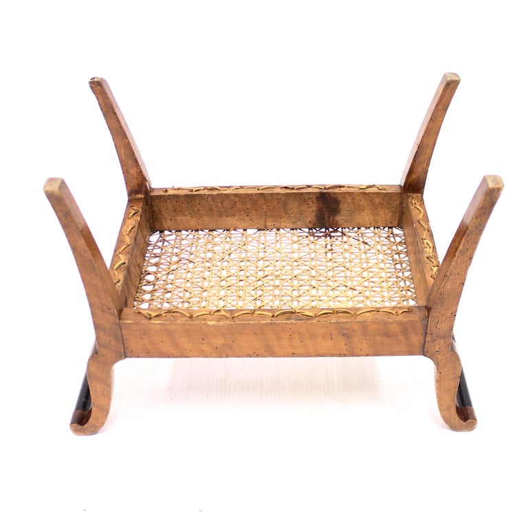 Small Antique Swedish Foot Stool, Salesman's Sample Model, Mid-19th ...