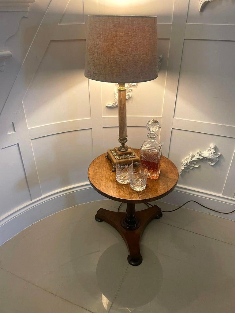 Small Antique Victorian Quality Rosewood Lamp Table For Sale at 1stDibs