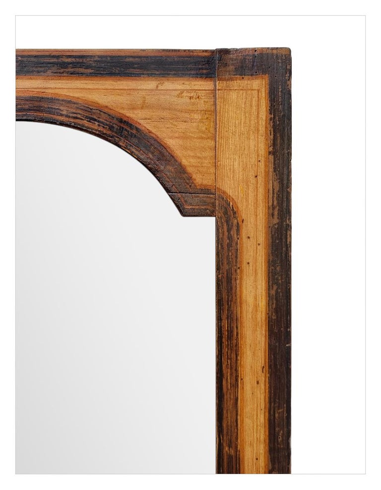 Small Antique Wall Mirror in Polychrome Wood, circa 1890 For Sale at ...