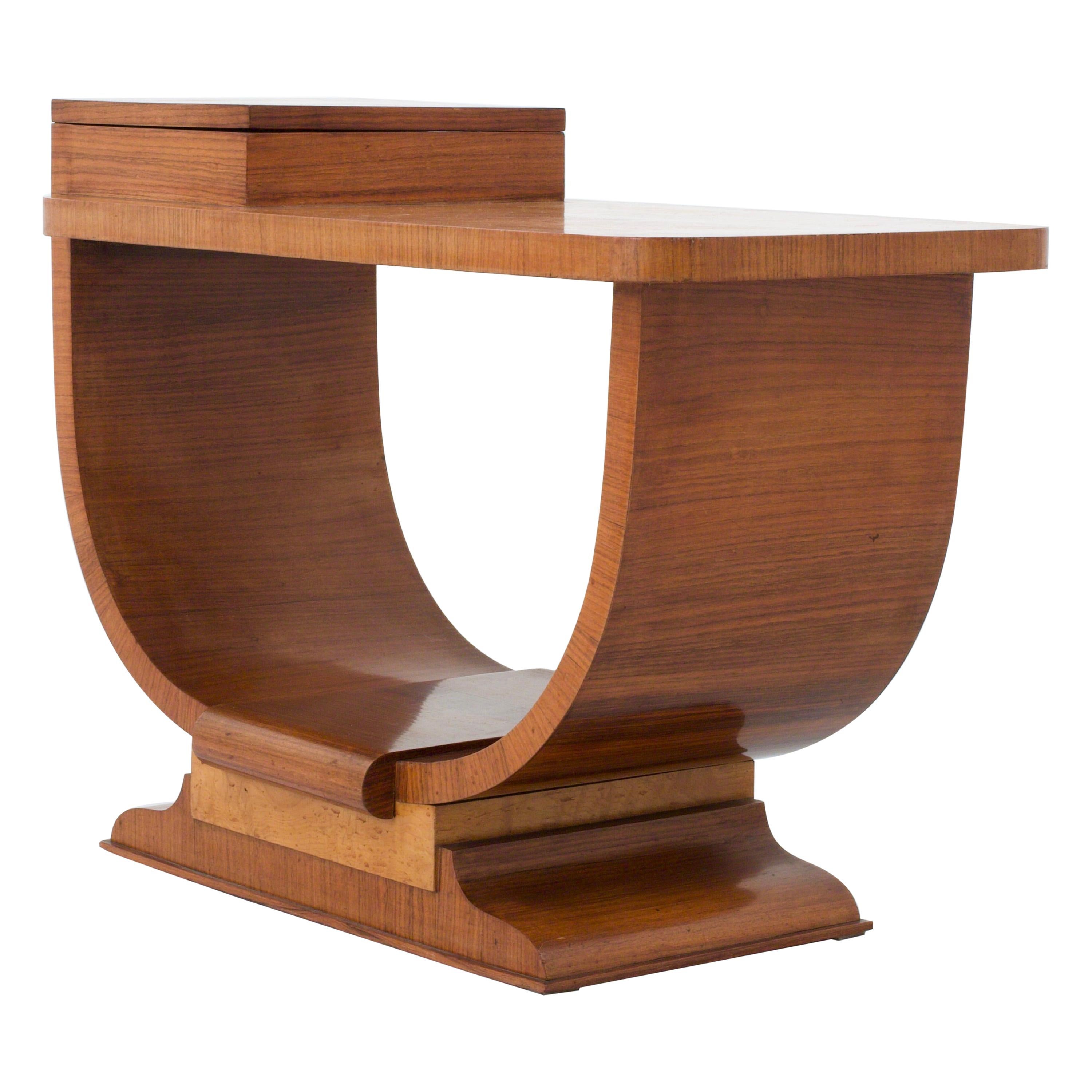 Small Art Deco Side Table in Walnut, France, 1930 at 1stDibs | small ...