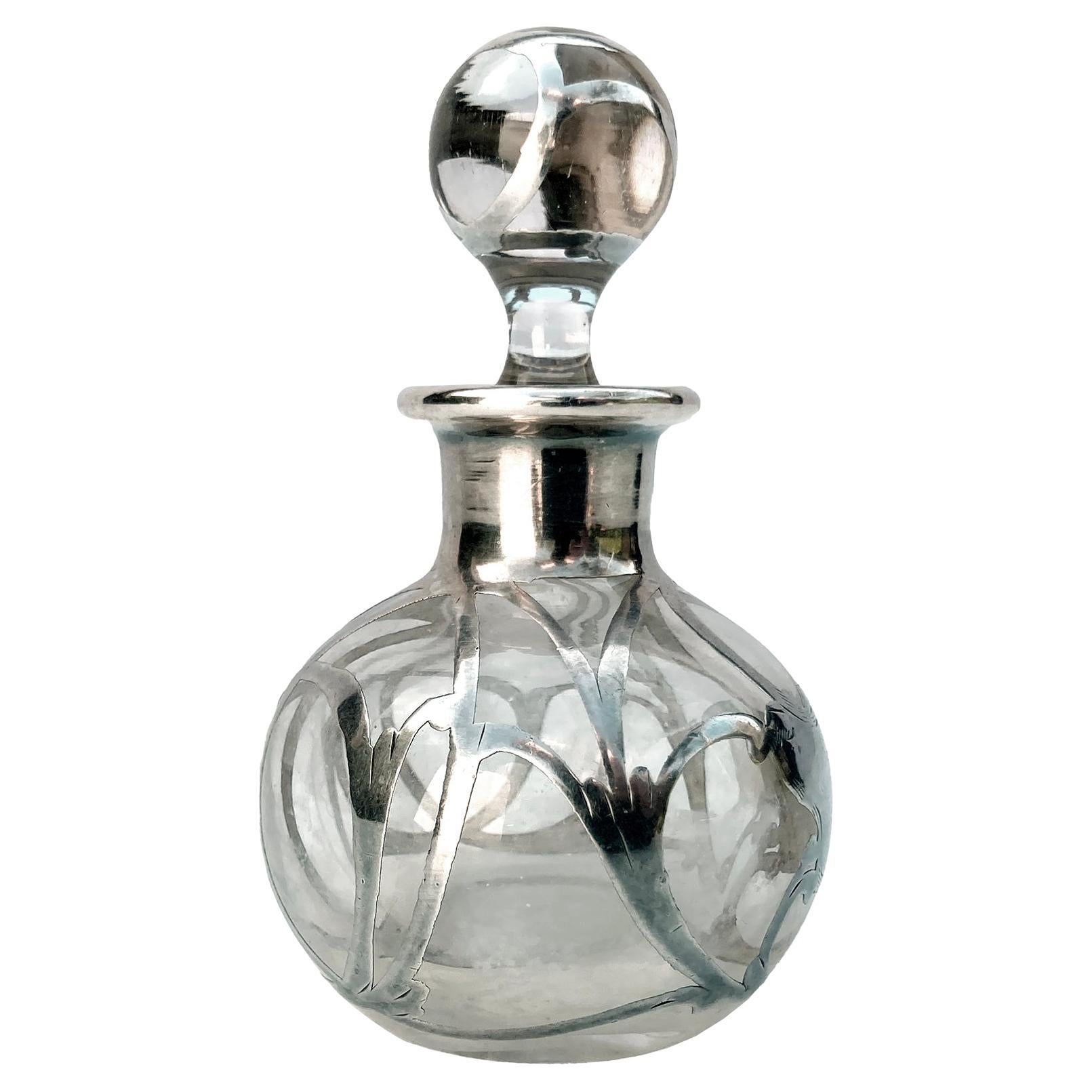 Vintage Sterling Silver Gilt AMOUAGE Perfume Bottle Middle Eastern ...