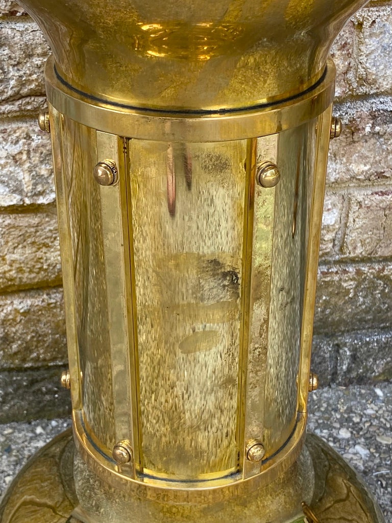 Small Austrian Secessionist Style Brass Side Table For Sale at 1stDibs