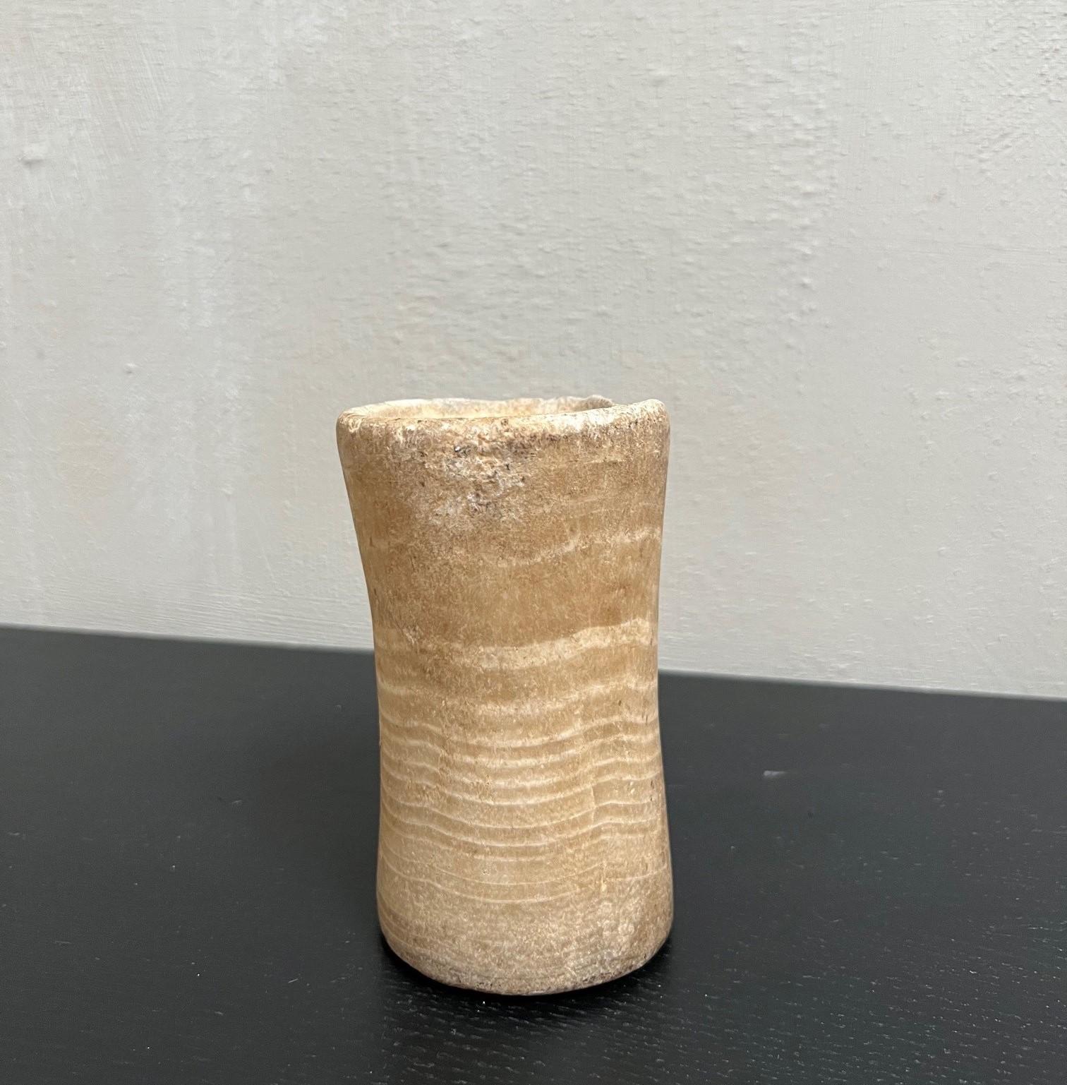 Small Bactrian Alabaster Offering Vessel For Sale at 1stDibs
