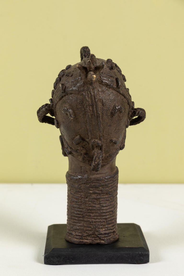 Small Benin Bronze Head For Sale at 1stDibs