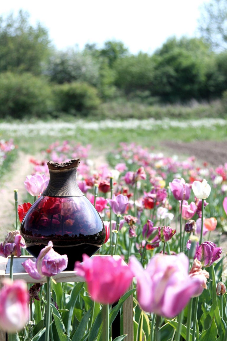 Small Blue Green Pisara Stacking Vessel, Pia Wüstenberg For Sale at 1stDibs