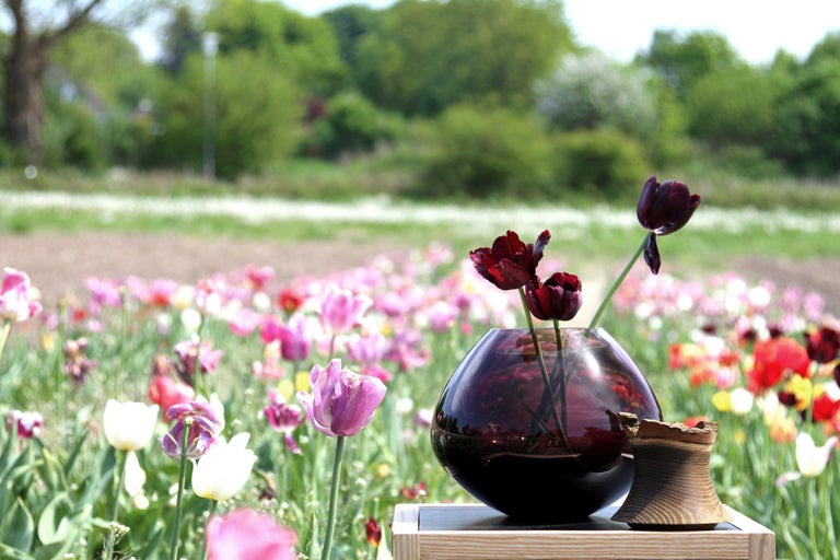 Small Blue Green Pisara Stacking Vessel, Pia Wüstenberg For Sale at 1stDibs