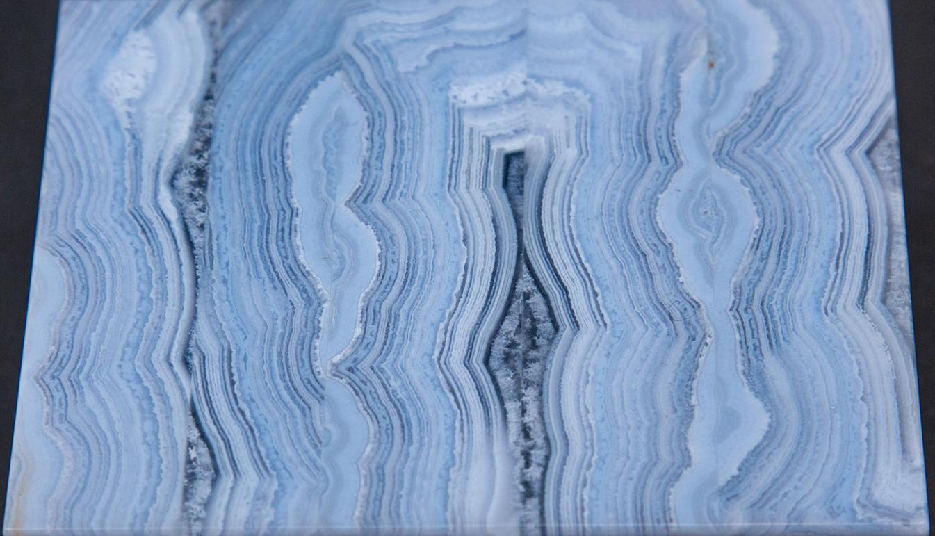 Small Blue Lace Agate Hinged Stone Box at 1stDibs