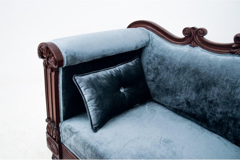 Small Blue Sofa, France, Around 1880 at 1stDibs