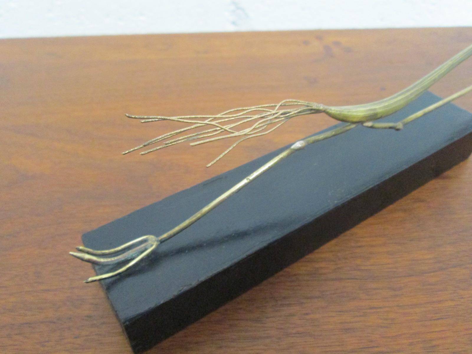 Small Bronze Road Runner Sculpture at 1stDibs