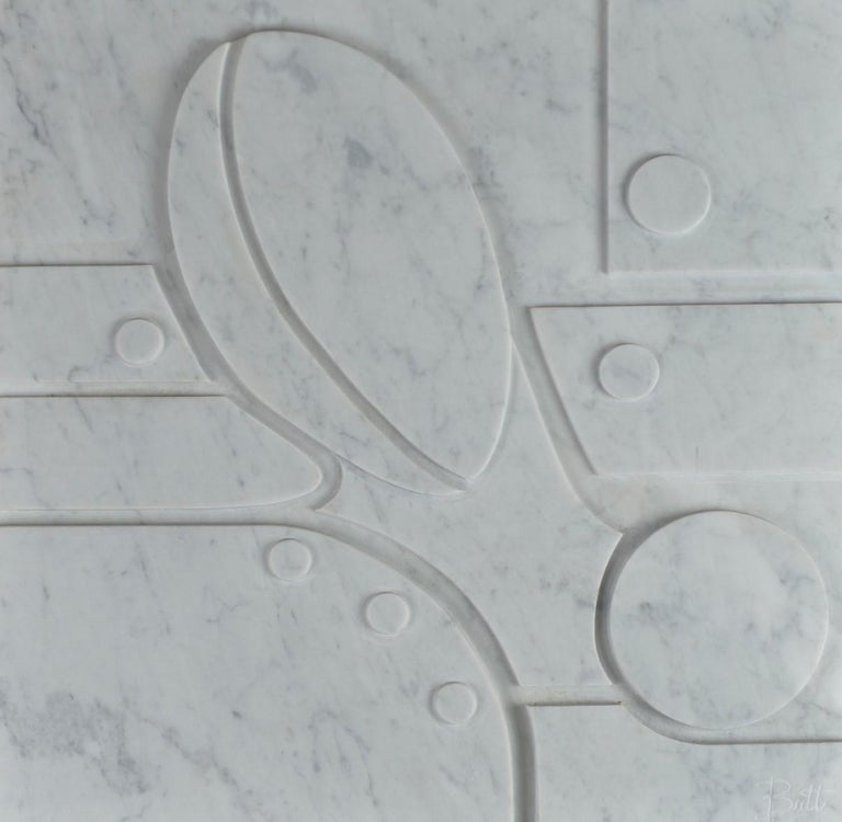 Small Carrara Marble Bas-Relief Aeneas For Sale at 1stDibs