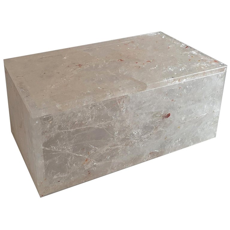 Small Chest in Quartz For Sale at 1stDibs