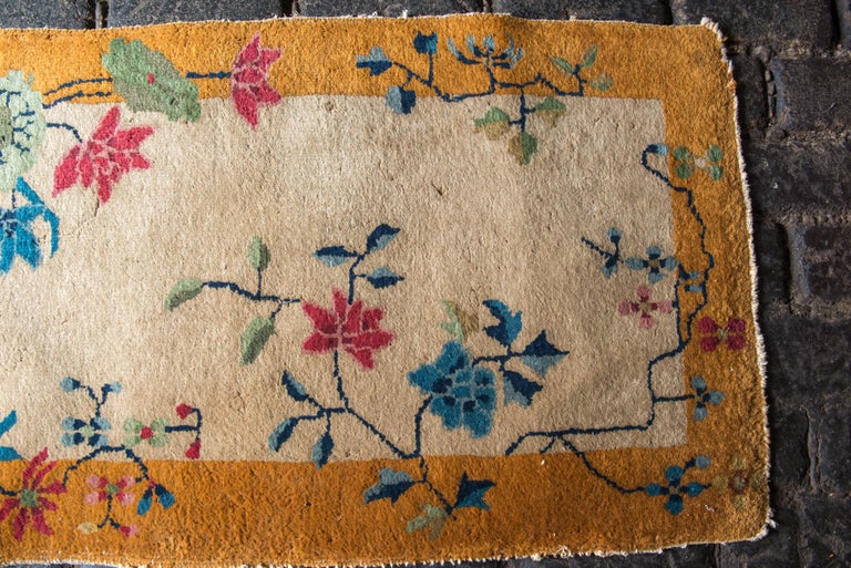 Small Chinese Art Deco Rug at 1stDibs