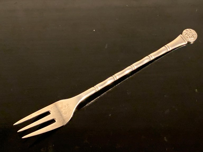 Small Chinese Export Silver Dessert Fork, Marked KH, Early 20th Century ...