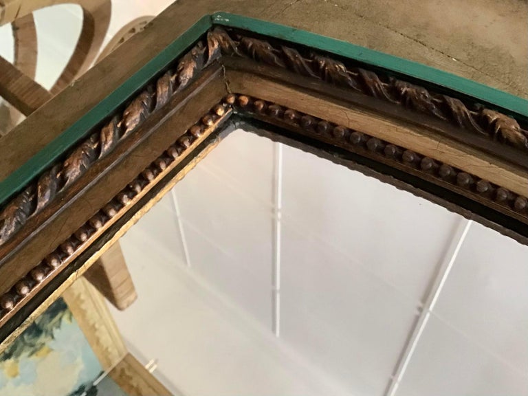 Small Classic French Boiserie Mirror in Original Painted Finish For ...