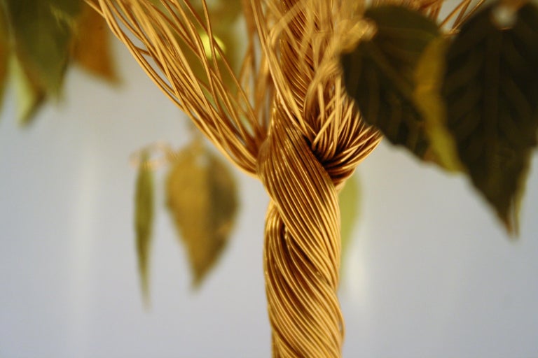 Small Copper Tree Sculpture at 1stDibs