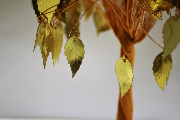 Small Copper Tree Sculpture at 1stDibs