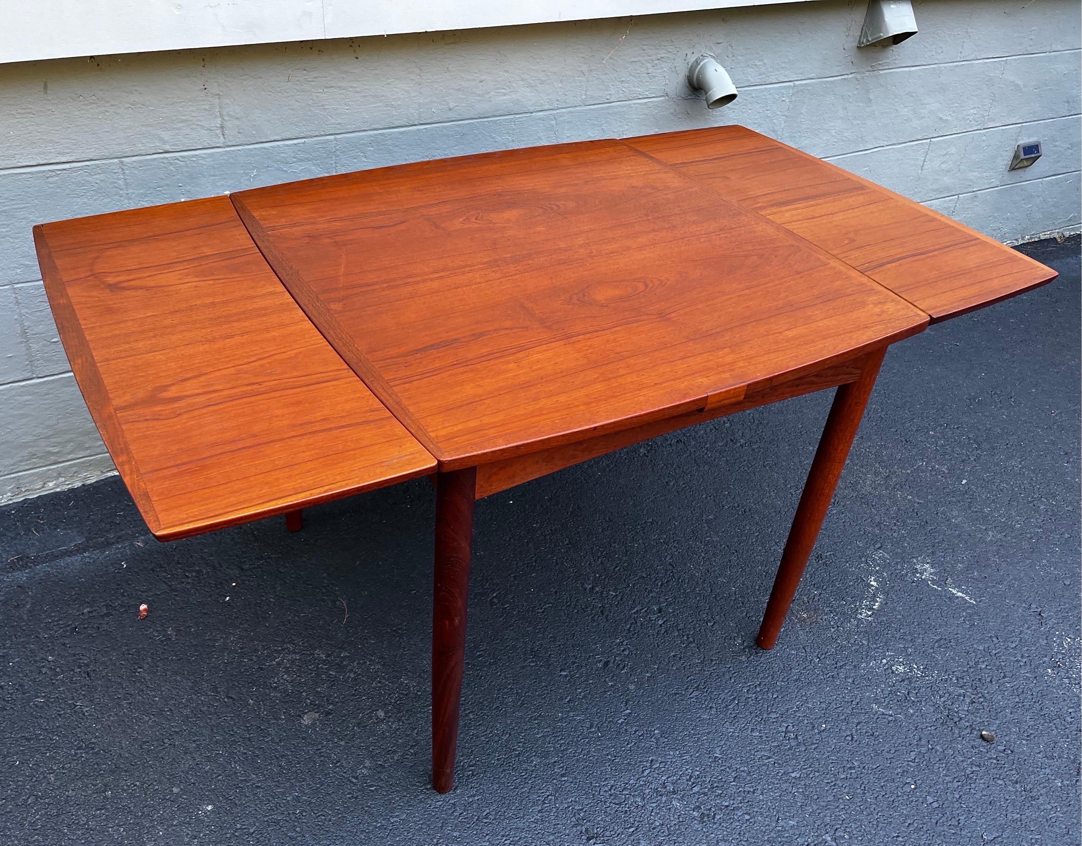 Small Danish Teak Table at 1stDibs