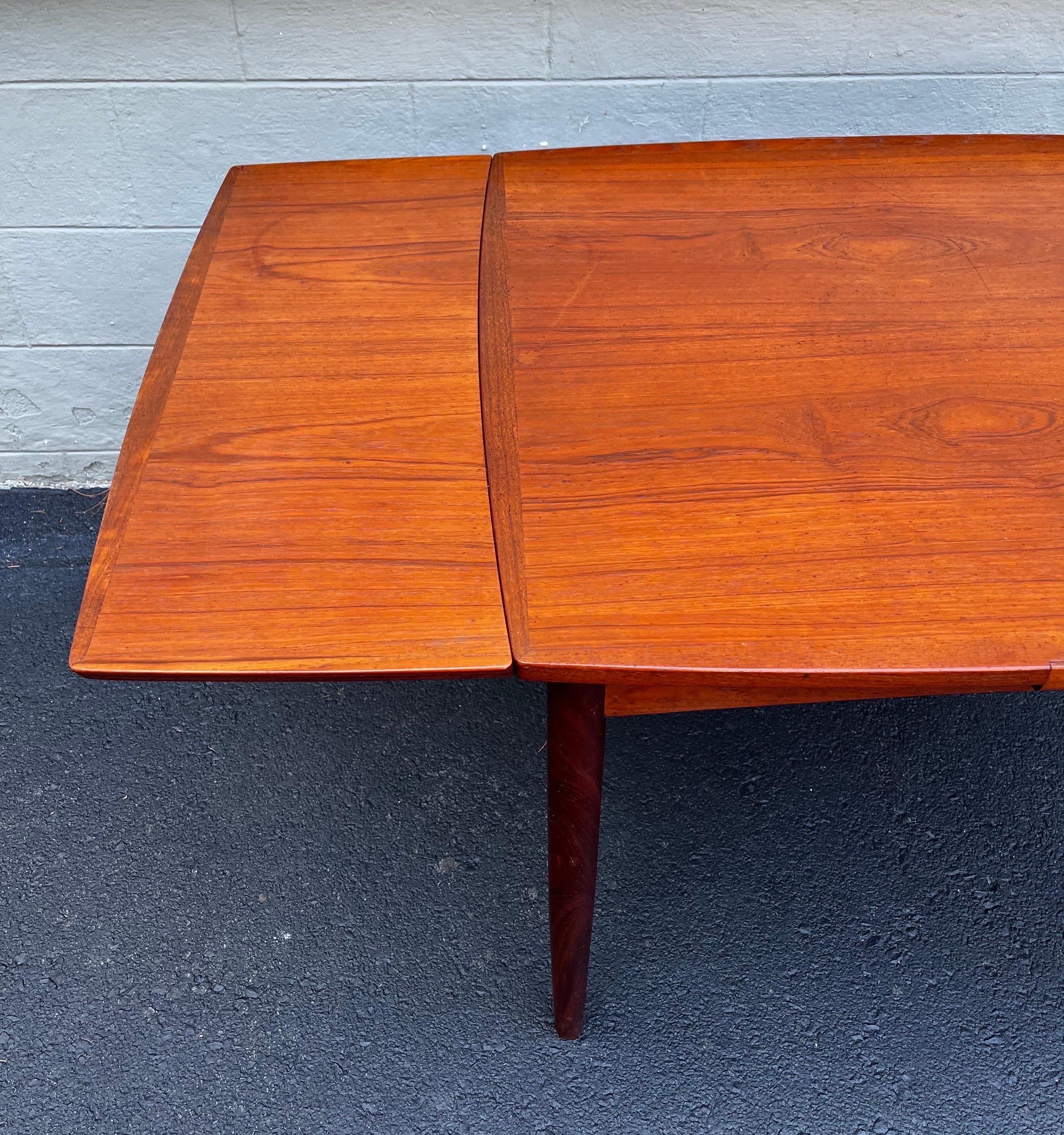 Small Danish Teak Table at 1stDibs