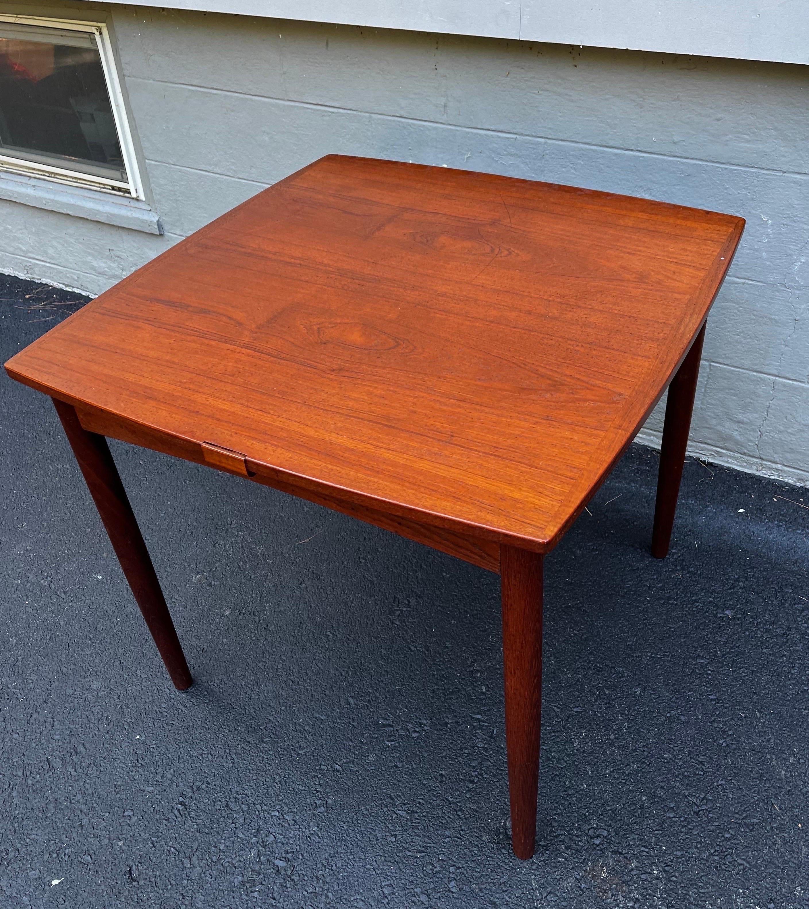 Small Danish Teak Table at 1stDibs