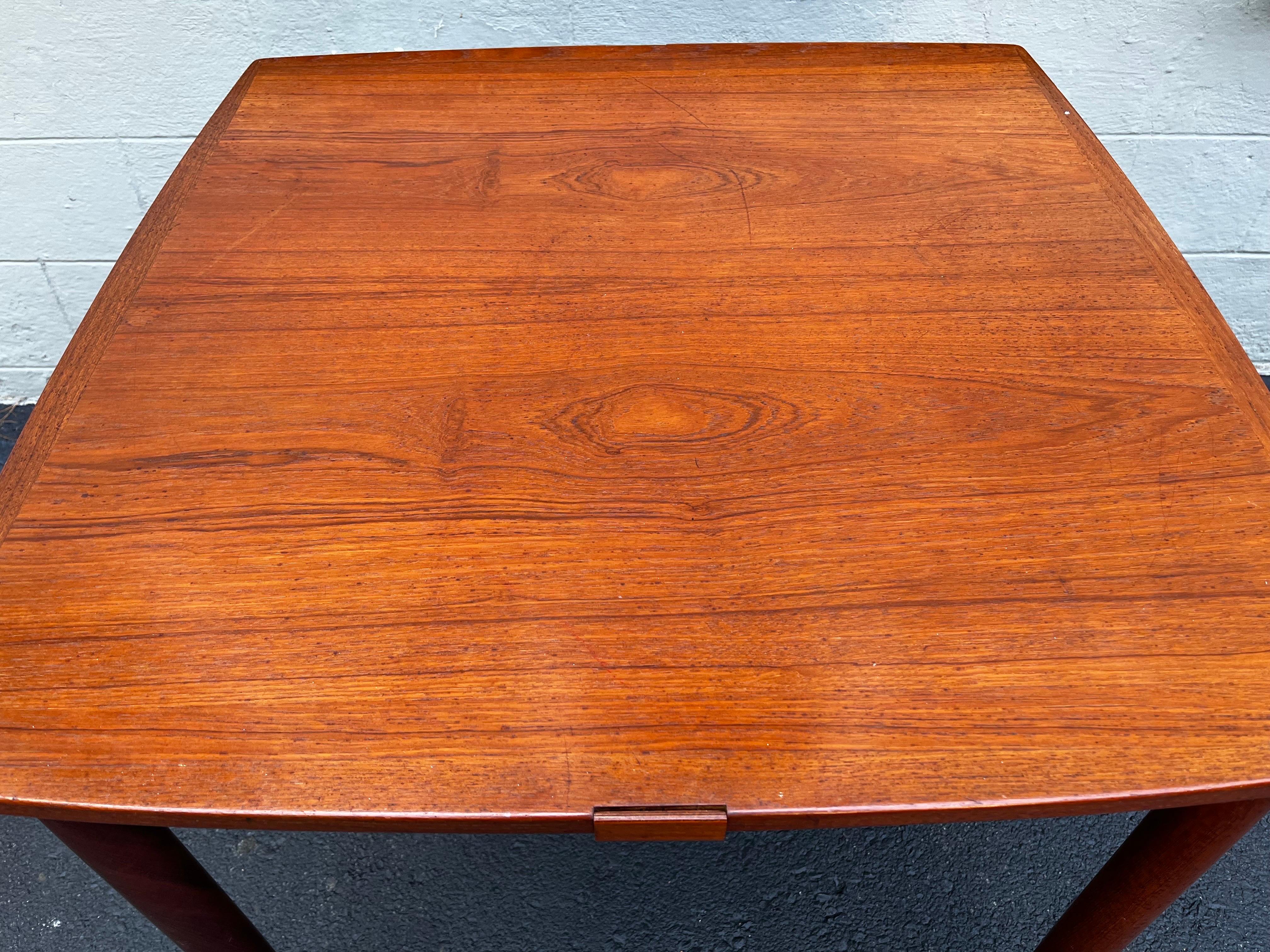 Small Danish Teak Table at 1stDibs