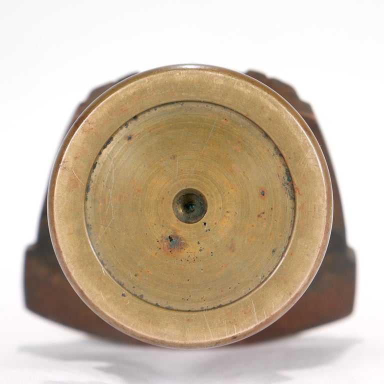 Small Desk or Cabinet Sized Bronze Bust of President Theodore 'Teddy ...