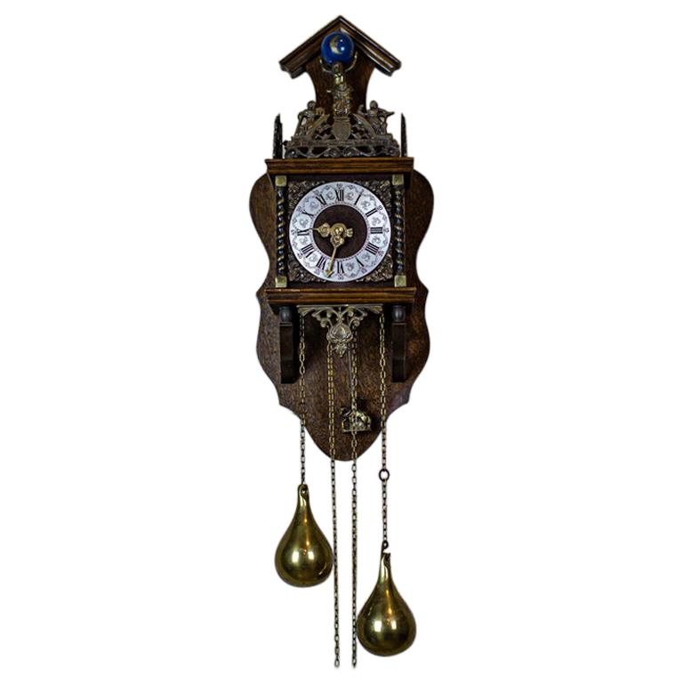 Small Dutch Wall Clock from Early 20th-Century Stylized as Staarta ...