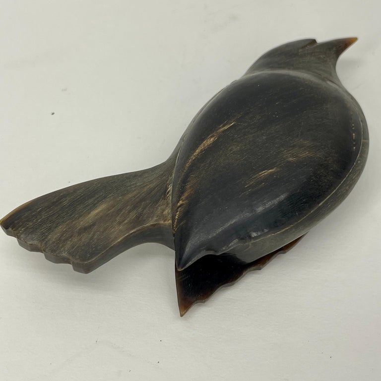 Small Early 19th Century Antler Bird Snuff or Pill Box, France For Sale ...