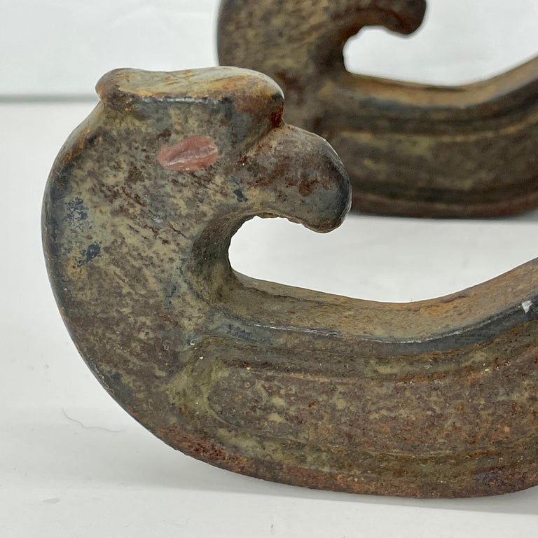 Small Early 20th Century Iron Cannon Desk Accessory with Eagle-Head ...