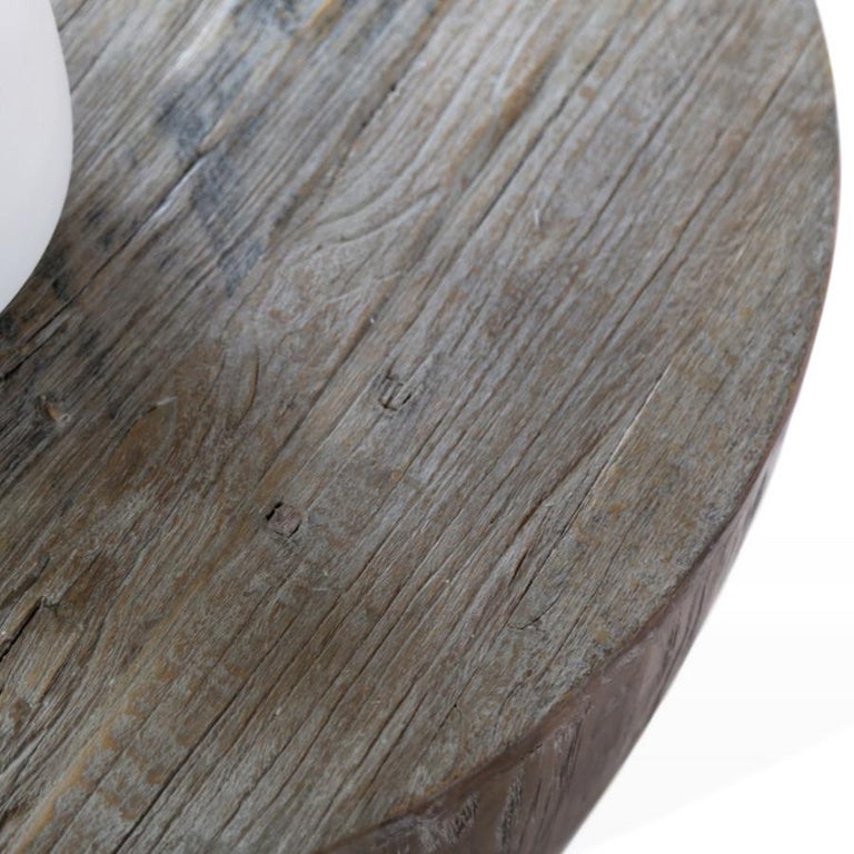 Small Elm Side Table, Made in Italy For Sale at 1stDibs