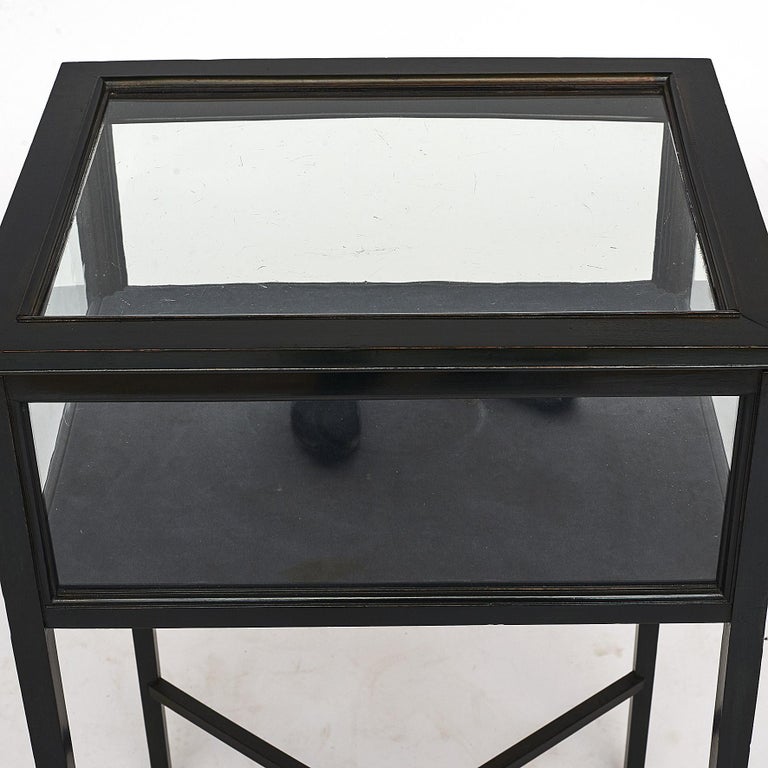 Small Empire Style Display Case Table For Sale at 1stDibs
