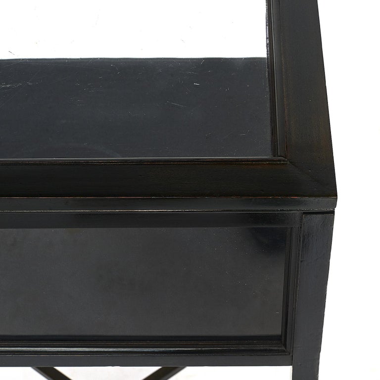 Small Empire Style Display Case Table For Sale at 1stDibs