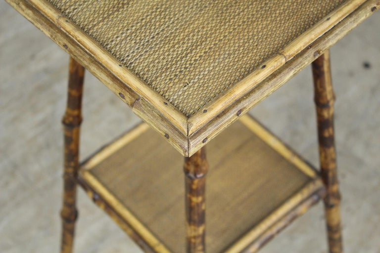 Small English Bamboo Side Table at 1stDibs | small bamboo side table