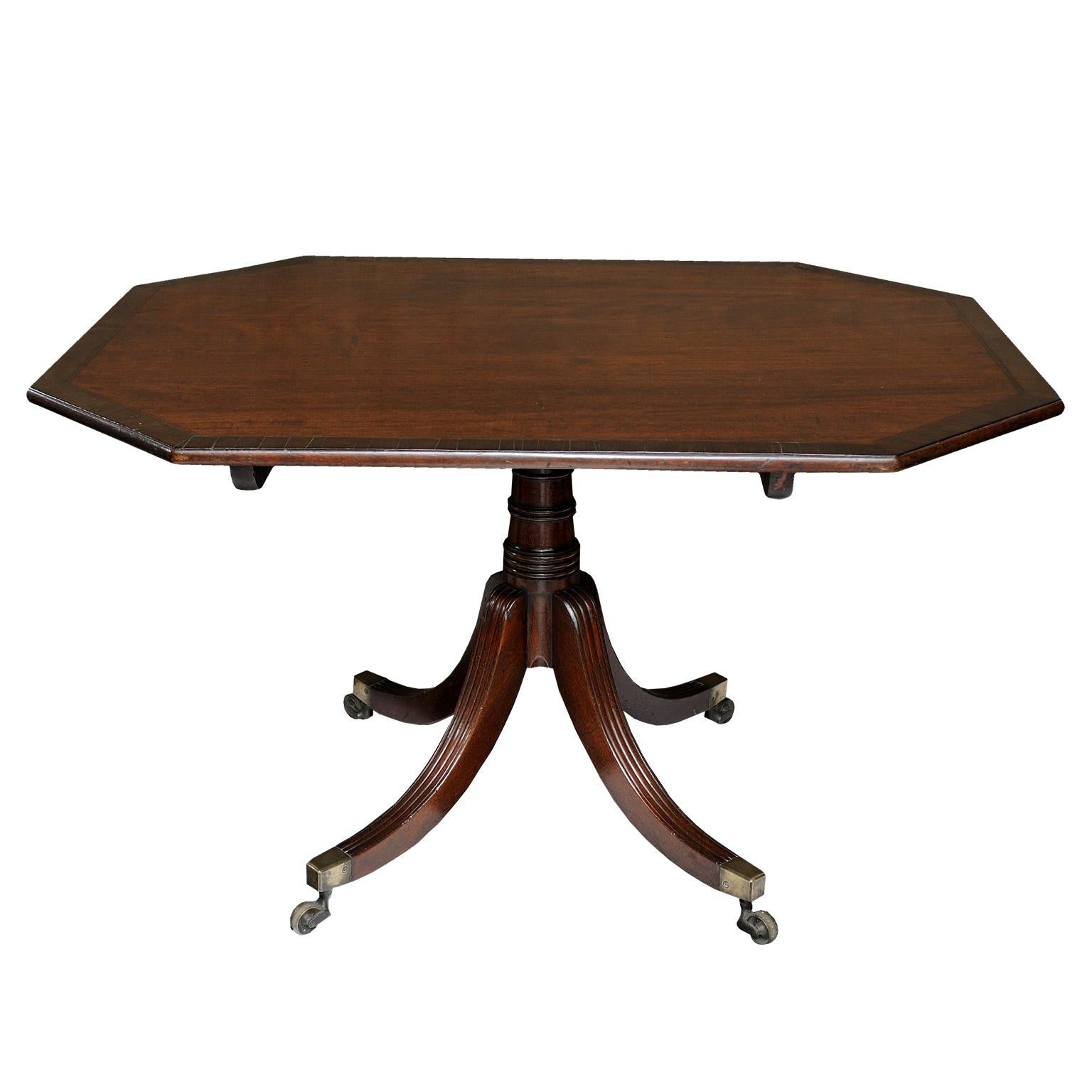 Small English Regency Mahogany Breakfast Table, circa 1810 For Sale at ...