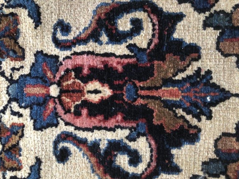 Small Floral Persian Rug Fine Wool For Sale at 1stDibs | fine rugs ...
