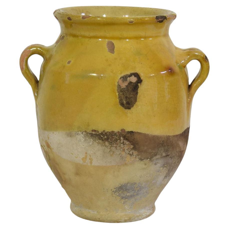 Spanish Glazed Ceramic Storage Jars / Kitchen Pottery Canisters at ...