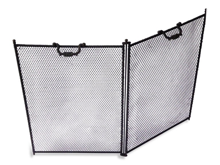 Small, Elegant French Fireplace Screen, Handmade, New, 17" to 25" Wide ...