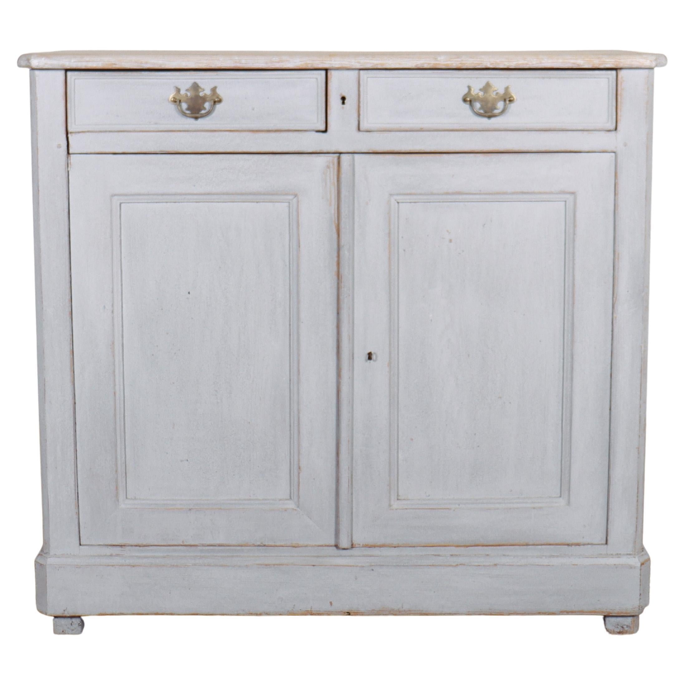 Small French Painted Buffet For Sale at 1stDibs