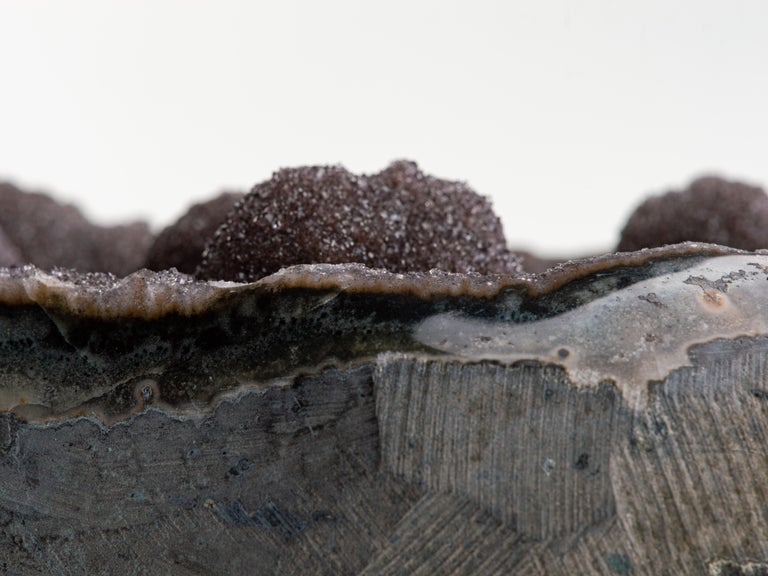 Small Geode with Brown Druzy Stalactites For Sale at 1stDibs