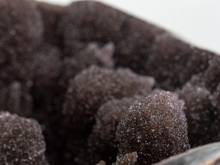 Small Geode with Brown Druzy Stalactites For Sale at 1stDibs
