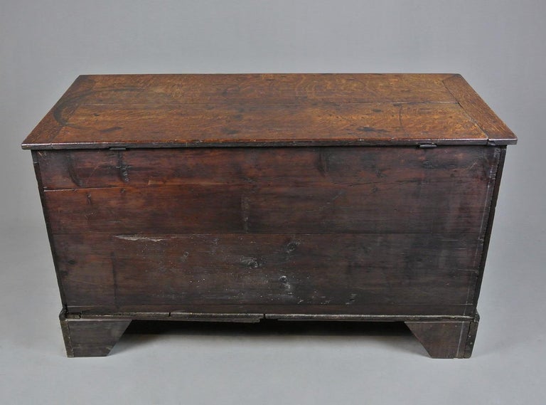 Small George III Oak Mule Chest, circa 1780 For Sale at 1stDibs
