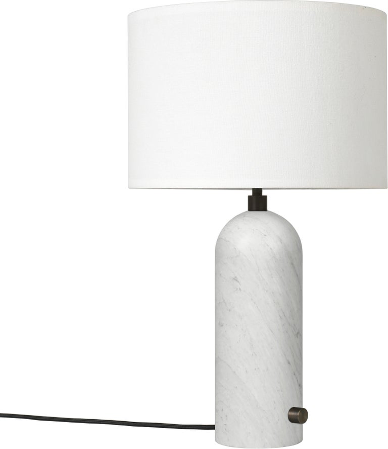 Small 'Gravity' Marble Table Lamp by Space Copenhagen for Gubi in Grey ...