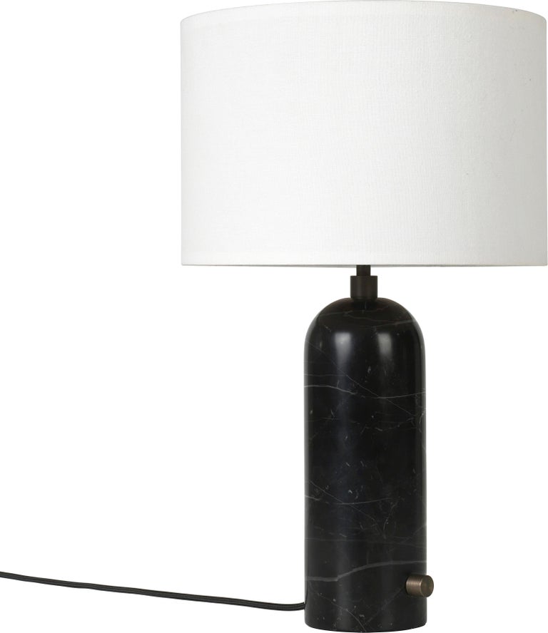 Small 'Gravity' Marble Table Lamp by Space Copenhagen for Gubi in Grey ...