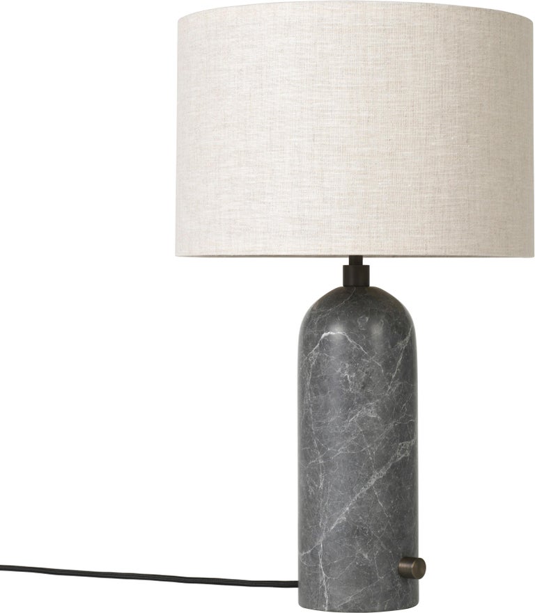 Small 'Gravity' Marble Table Lamp by Space Copenhagen for Gubi in Grey ...