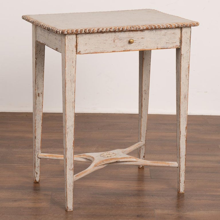 Small Gray Painted Gustavian Side Table, Sweden, circa 1880 For Sale at ...